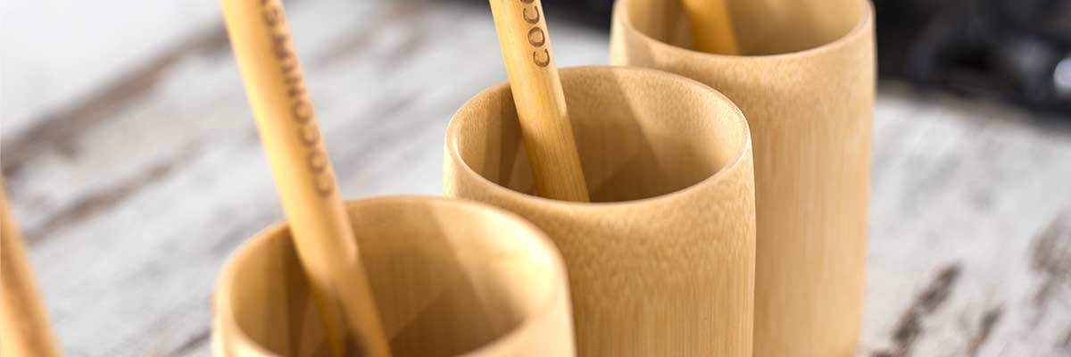 Reusable Bamboo Cups - Coconutsy