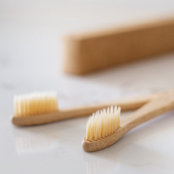 Eco-Friendly Bamboo Toothbrush: Set of 2 - Coconutsy