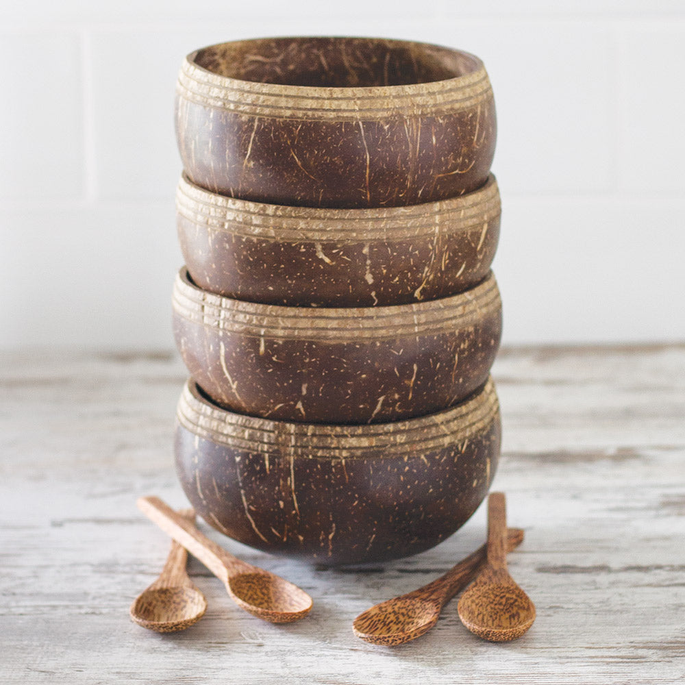 Coconut Bowl Combo for Four - Coconutsy